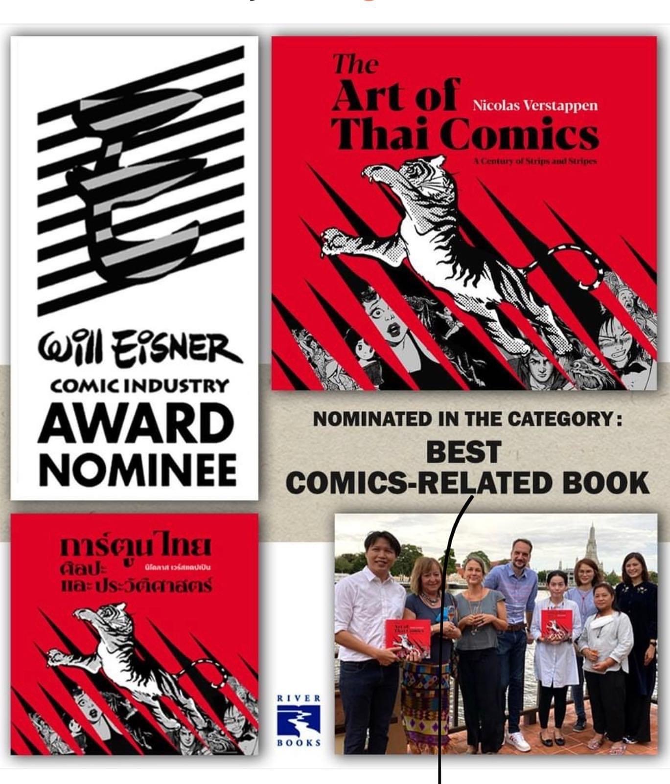The Art of Thai Comics nominated at 2022 Eisner Awards - ACC Art Books UK