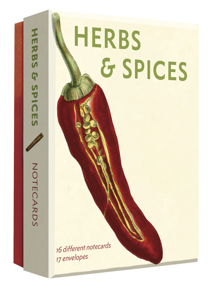 Herbs and Spices Detailed Notecard Set - ACC Art Books UK