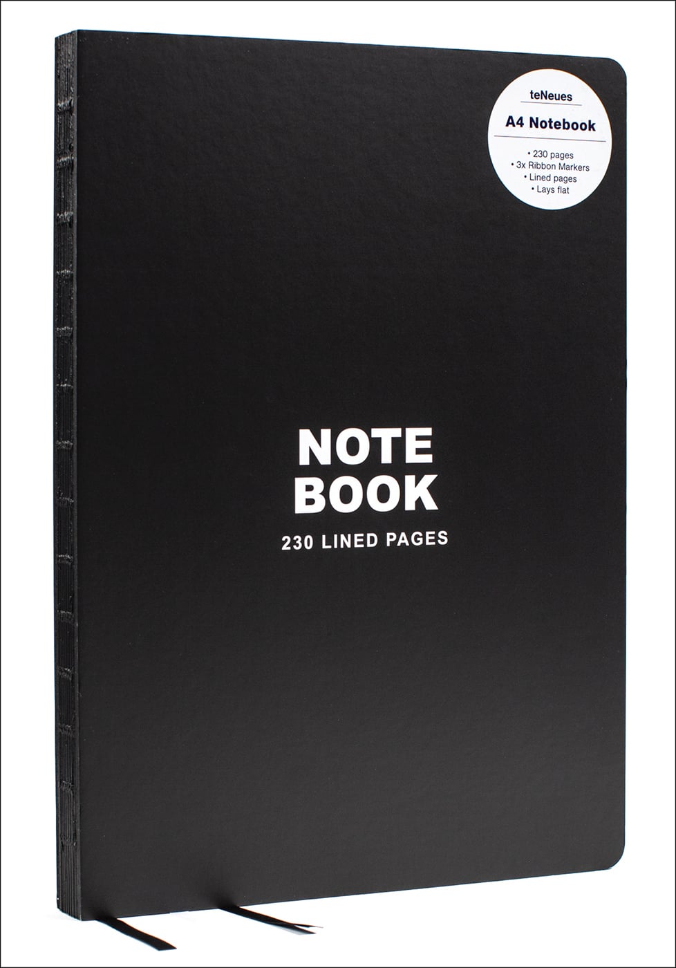 Black A4 Notebook - ACC Art Books UK