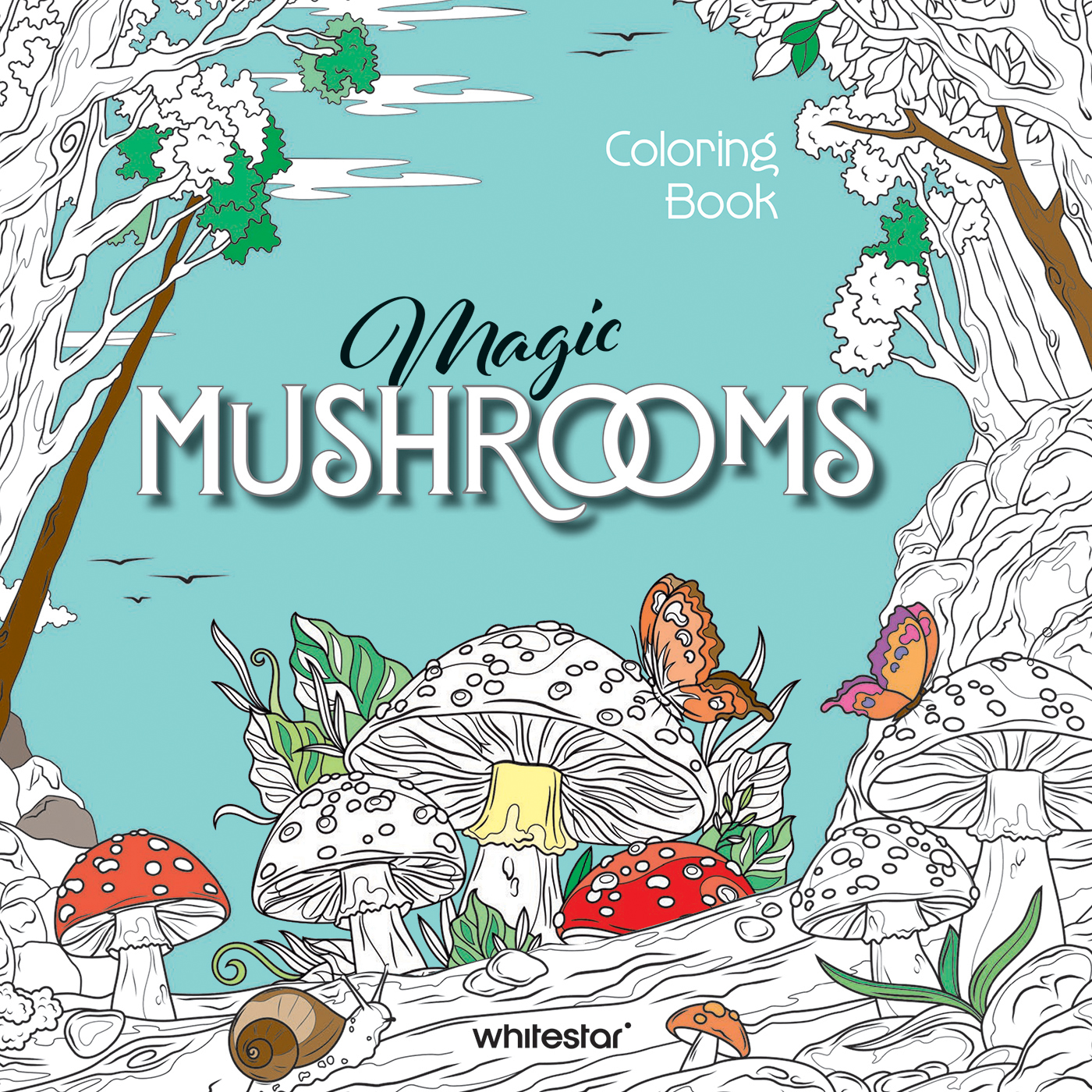 Magic Mushrooms Colouring Book - ACC Art Books UK
