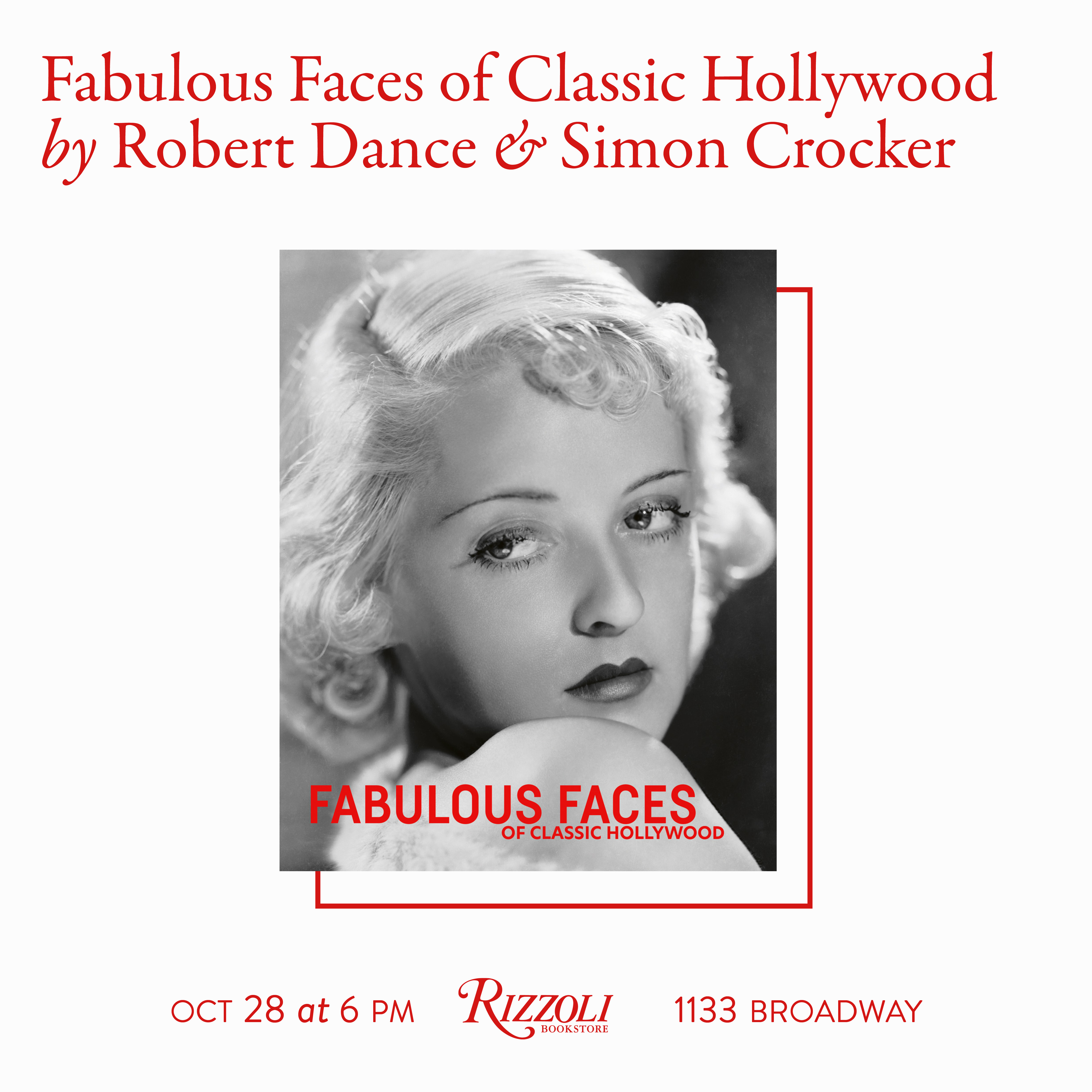 Fabulous Faces of Classic Hollywood Book Talk - ACC Art Books US